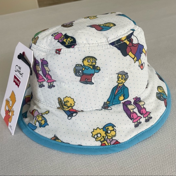 Levi's | Accessories | Levis X The Simpsons Cozy Puffer Bucket Hat ...